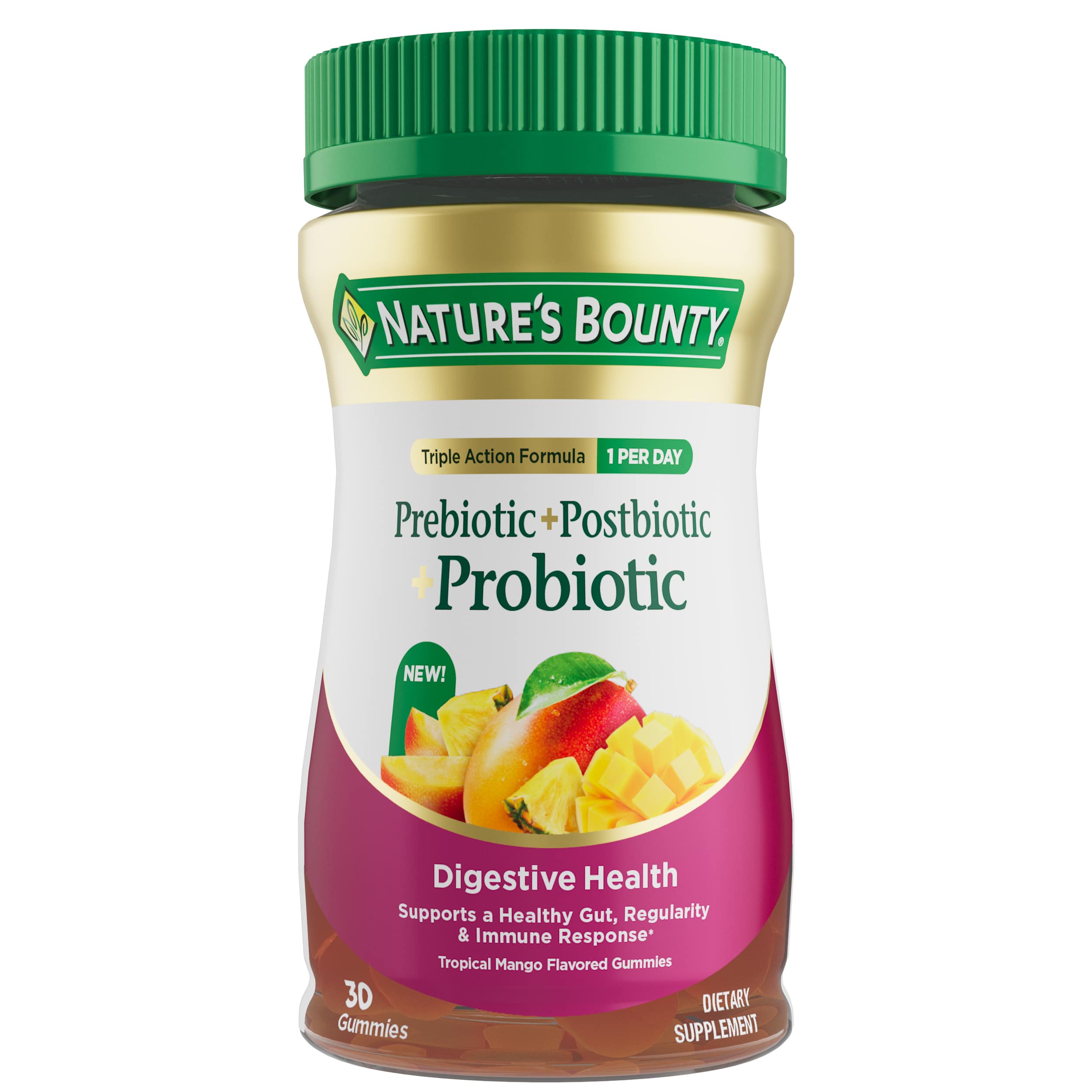 Prebiotic+Postbiotic+Probiotic Gummies | Nature's Bounty