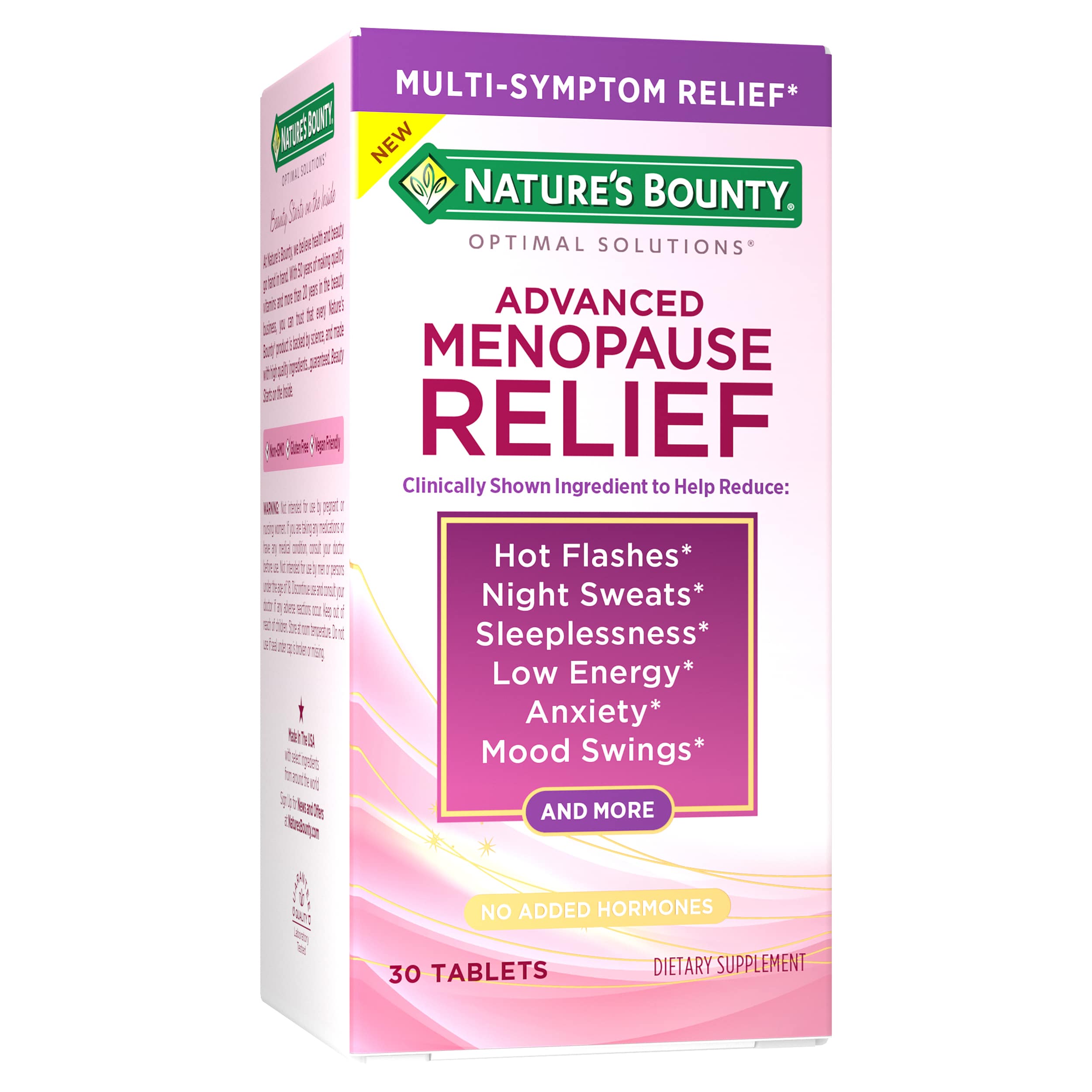Advanced Menopause Relief | Nature's Bounty
