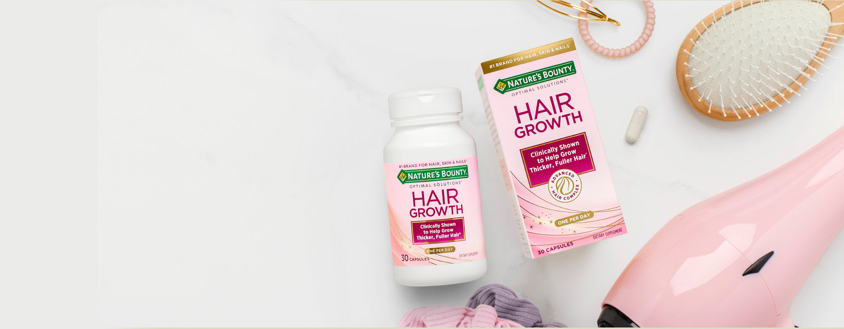 Hair Grow - Help Grow Thicker, Fuller Hair! – Nature's Bounty