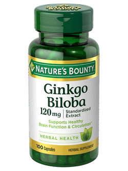 Ginkgo Biloba 120 mg Capsules – Nature's Bounty